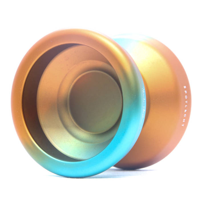 Yoyo Metalowe dla Zaawansowanych YoYoFactory Spotlight Aqua Orange ...