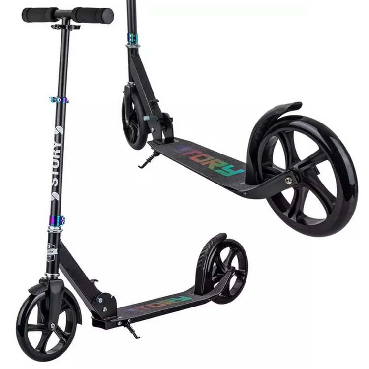 Hulajnoga Transportowa z dużymi kołami Story Urban GO! Neo Black ...